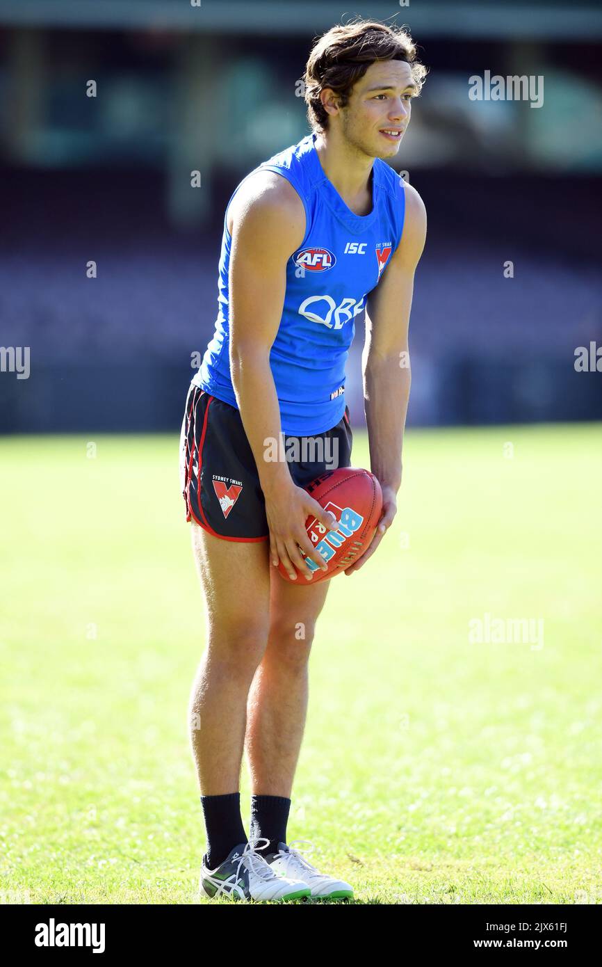 Sydney Swans player Oliver Florent during a team training session at ...