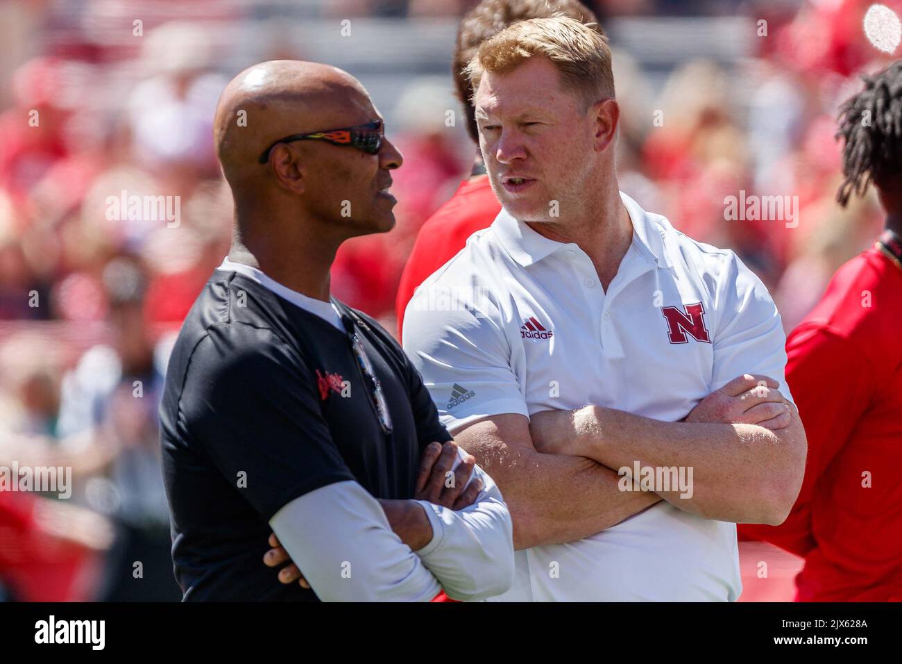 Lincoln, NE. U.S. 03rd Sep, 2022. Nebraska Cornhuskers head coach Scott ...