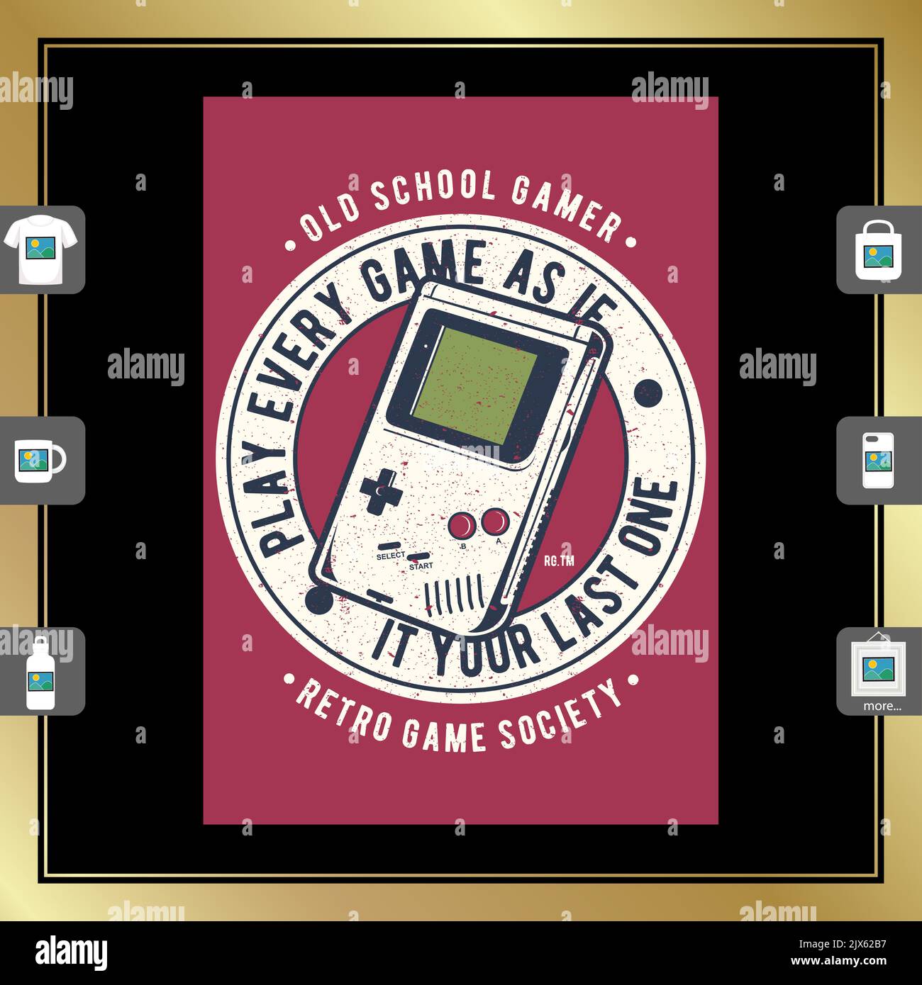 Retro vintage tshirt hi-res stock photography and images - Alamy