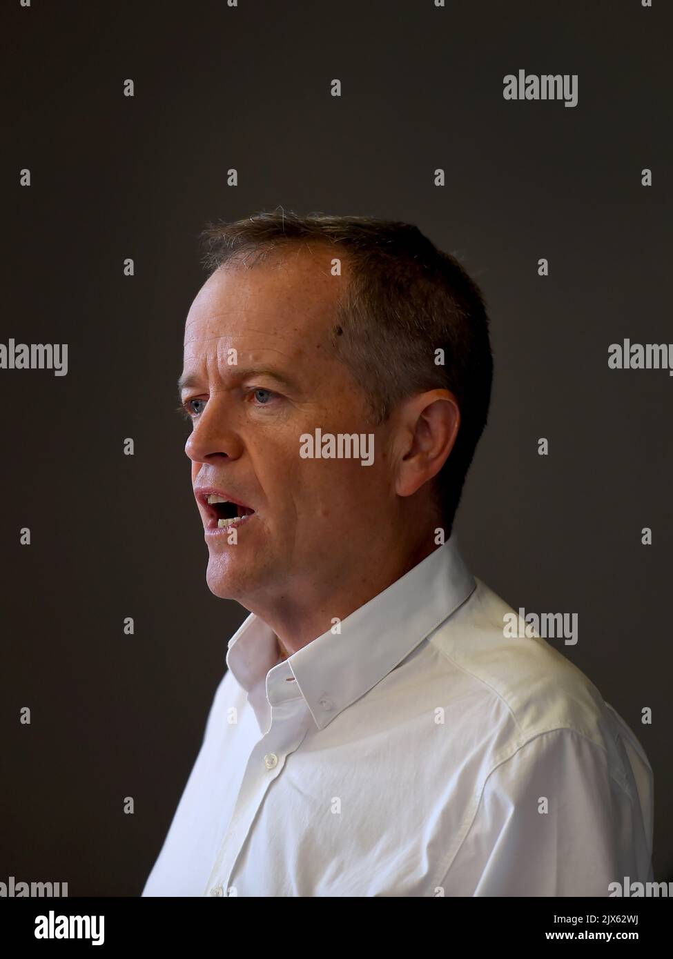 The Leader of the Opposition, Bill Shorten holding a Town hall meeting ...