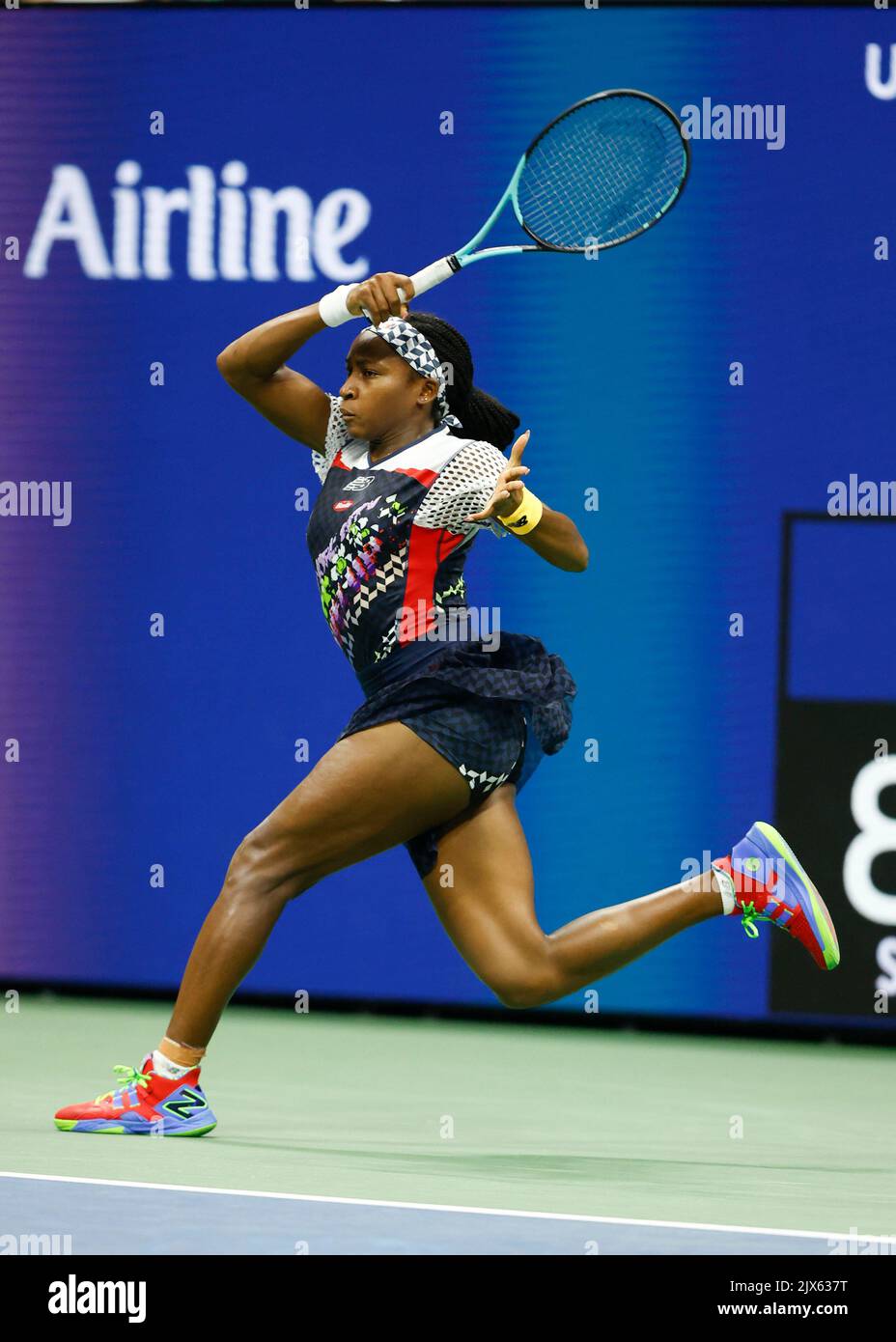 New York, USA, 6th,September 2022. US tennis player Coco Gauff in ...
