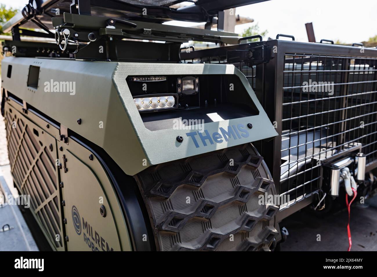 The THeMIS Unmanned Ground Vehicle. "Today we have brought to Ukraine a ...