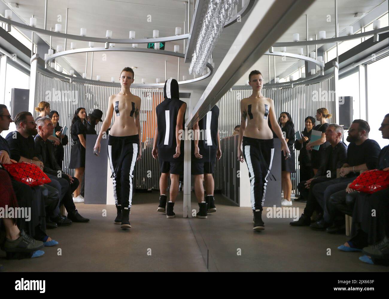 Models wear creations by Ten Pieces during their show at Icebergs in ...