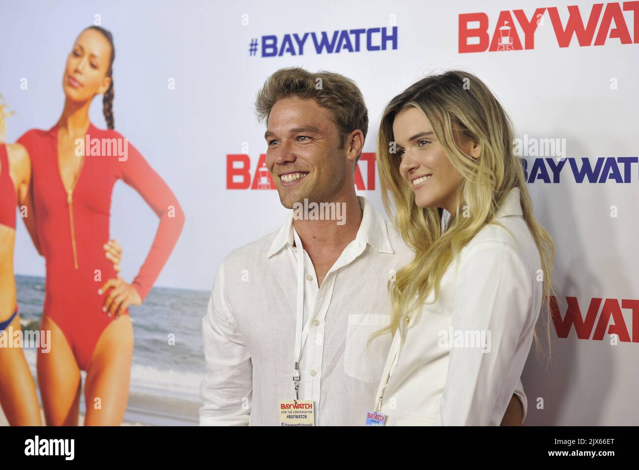 Lincon Lewis attends the Australian premiere of Baywatch in Sydney ...
