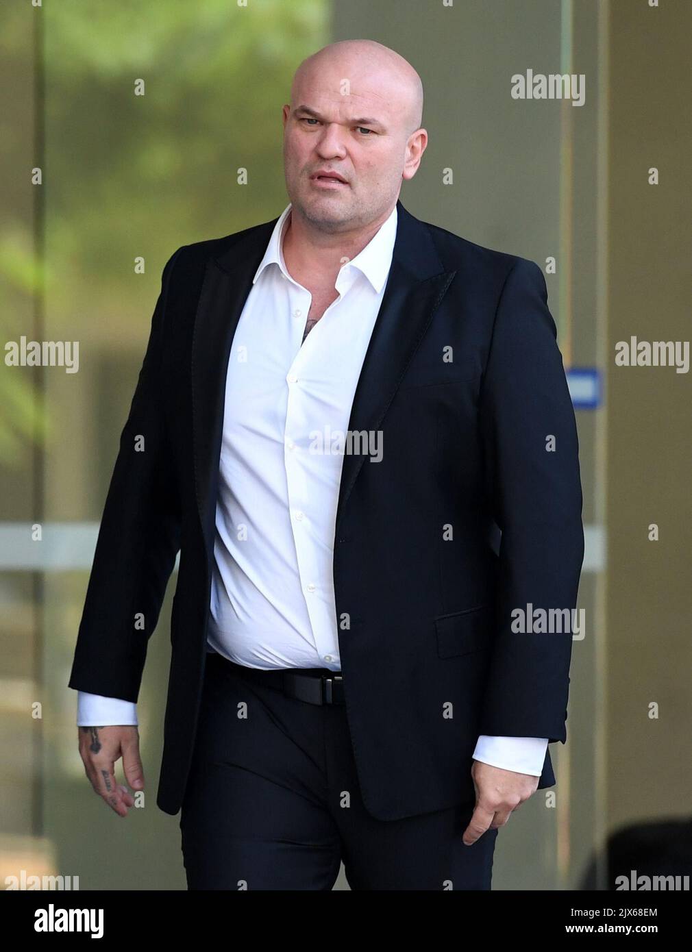 Ivan Tesic leaves the Supreme Court in Brisbane, Monday, May 22, 2017 ...