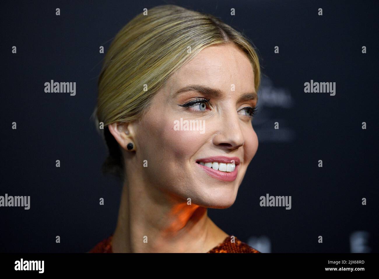 British actor Annabelle Wallis arrives at the Australian premiere of ...