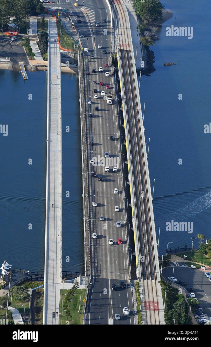 Traffic crosses the Sundale Bridge on the Gold Coast, Wednesday, May 17 ...