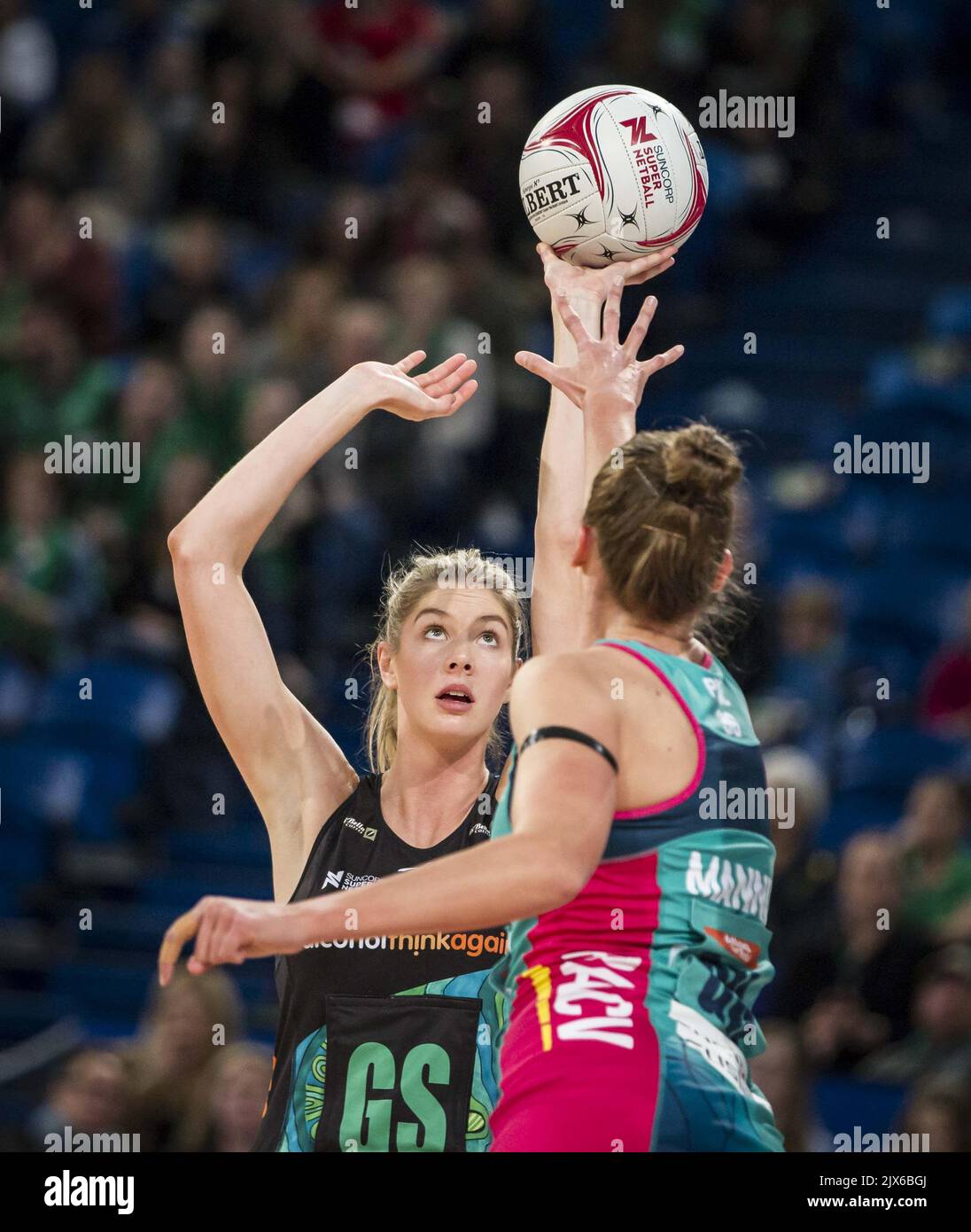 Kaylia Stanton for the Fever and Emily Mannix for the Melbourne Vixens ...