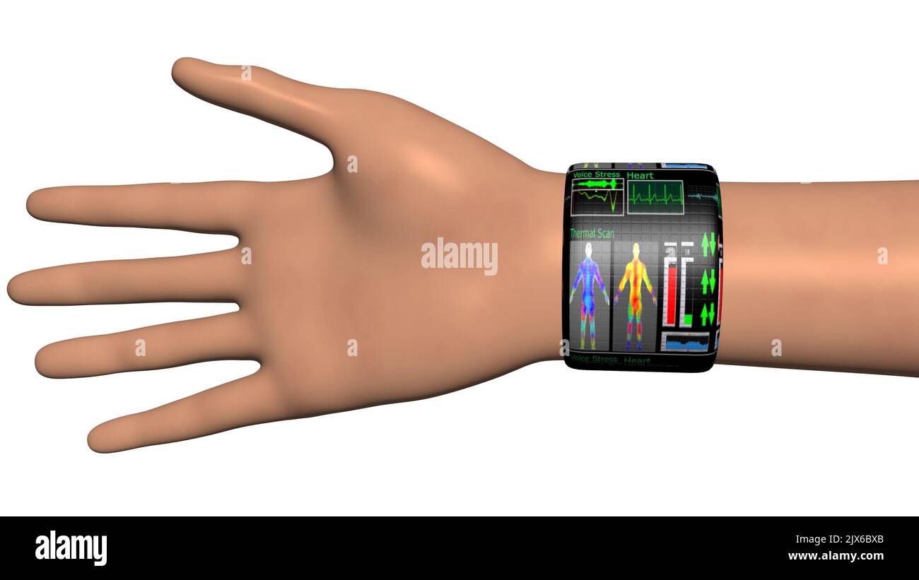 Biosensor, Bioelectronics on skin. Biosensor on epidermis. Transdermal ...