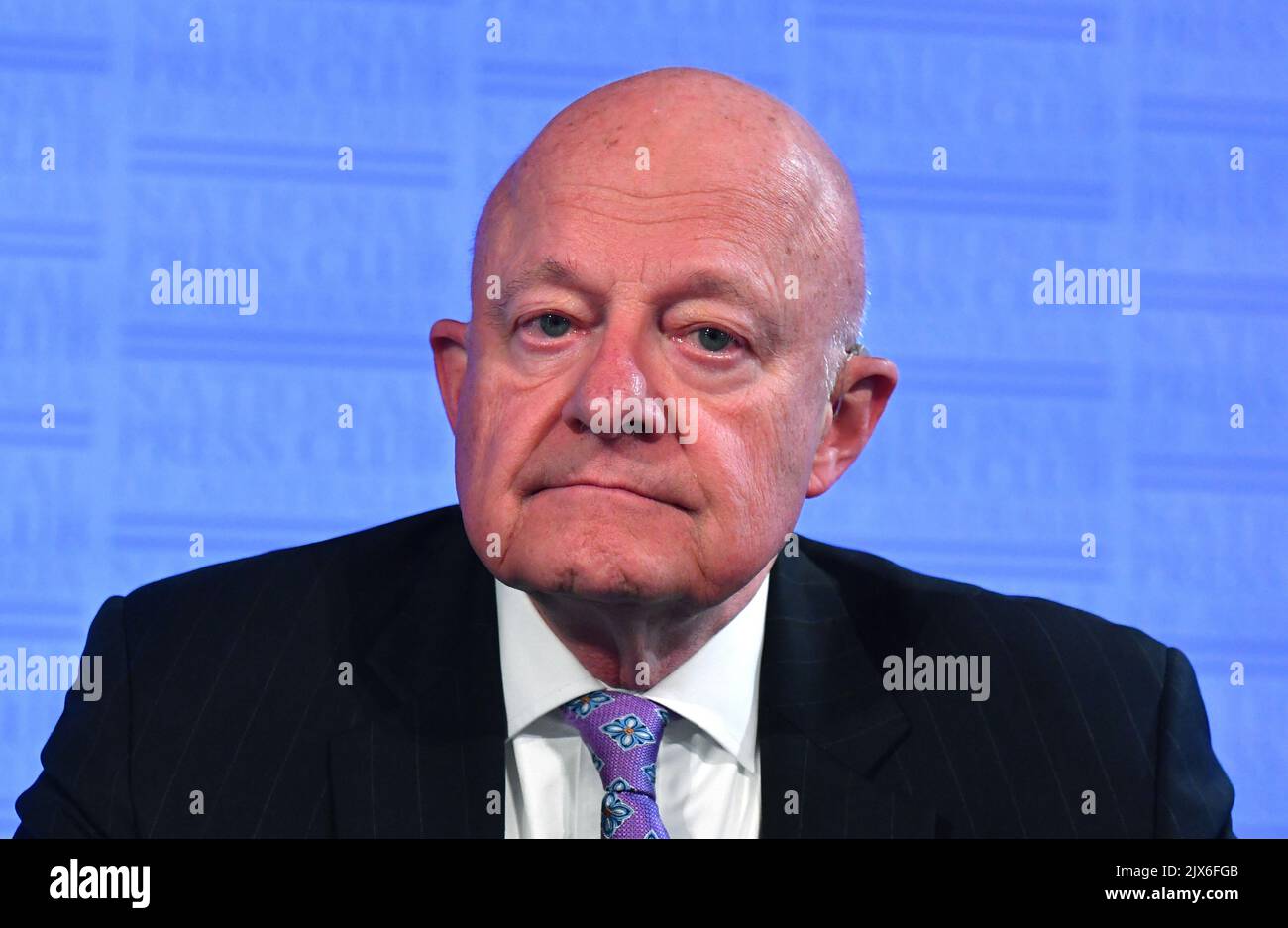 Former US Director of National Intelligence James Clapper at the ...