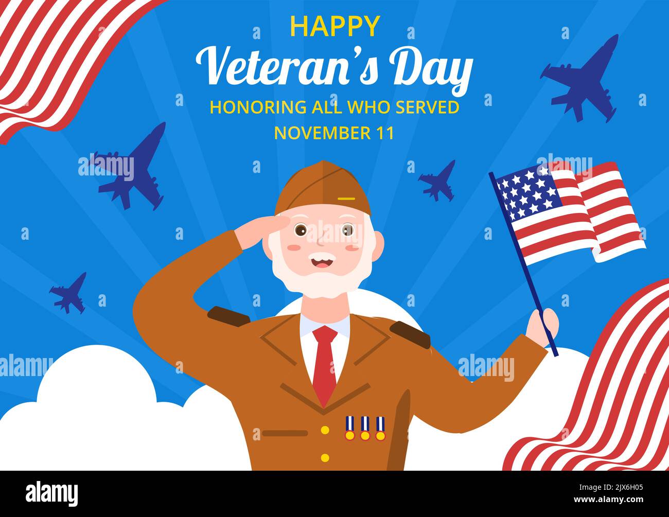 Saluting cartoon soldier hi-res stock photography and images - Alamy