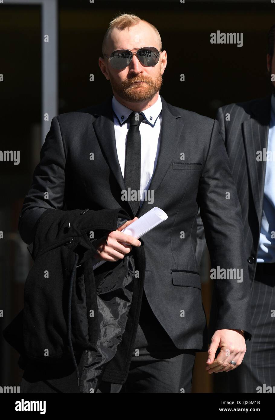 Police prosecutor Sergeant Martin Longhurst leaves the Magistrates ...