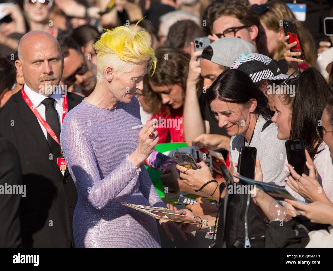 Venice, Italy. 06th Sep, 2022. VENICE, ITALY. September 6, 2022: Tilda ...