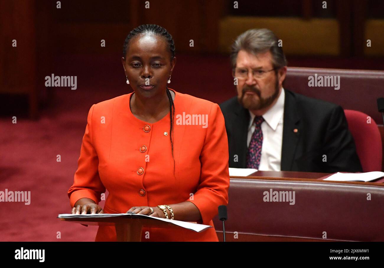 Independent Senator Lucy Gichuhi makes her maiden speech in the Senate ...