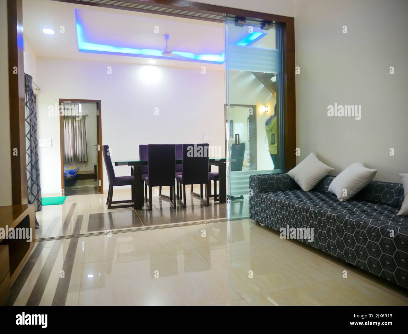 Bungalow or farm house inside interior view in India Stock Photo - Alamy