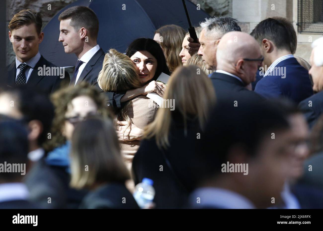 Zina Sciacca, daughter of Con Sciacca is greeted during the State ...