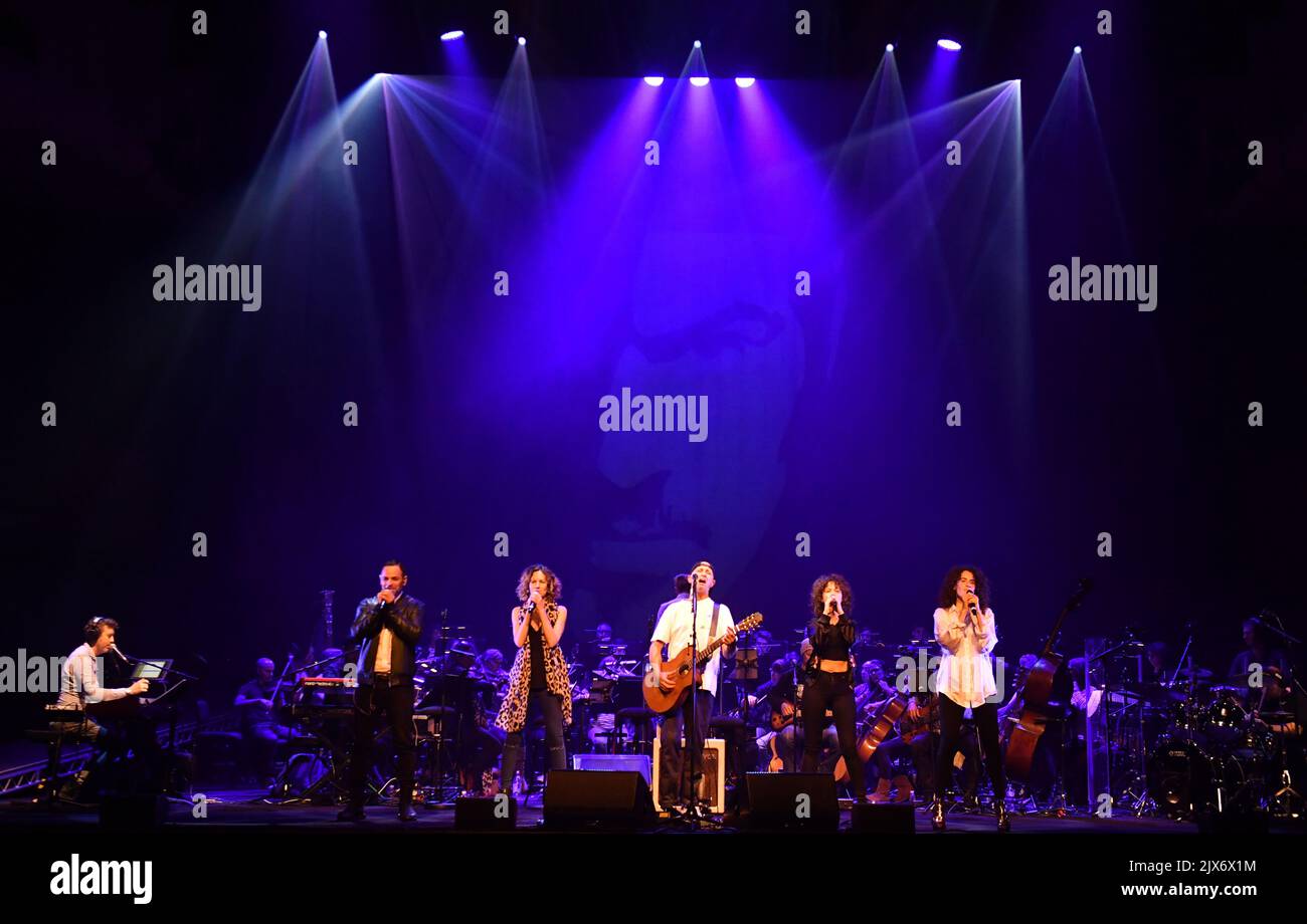 Diesel (Mark Lizotte) performs at a rehearsal of The Sydney Symphony ...