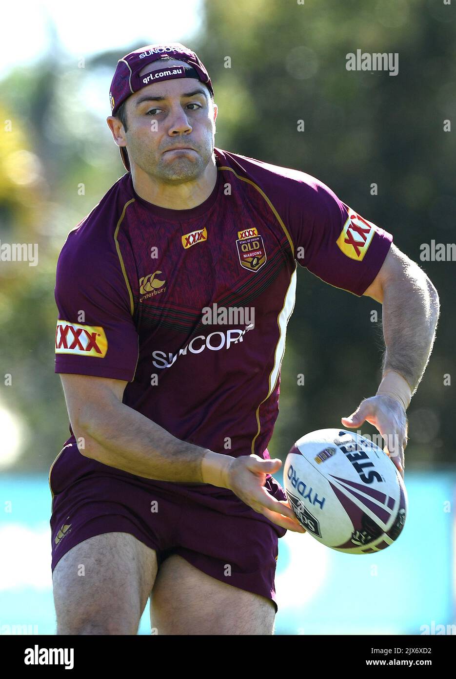 Cooper Cronk during the Queensland State of Origin team training ...