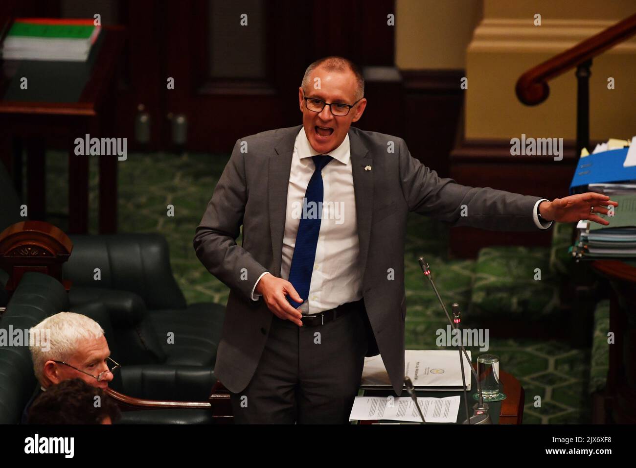 Premier of SA Jay Weatherill during question time at Parliament house ...