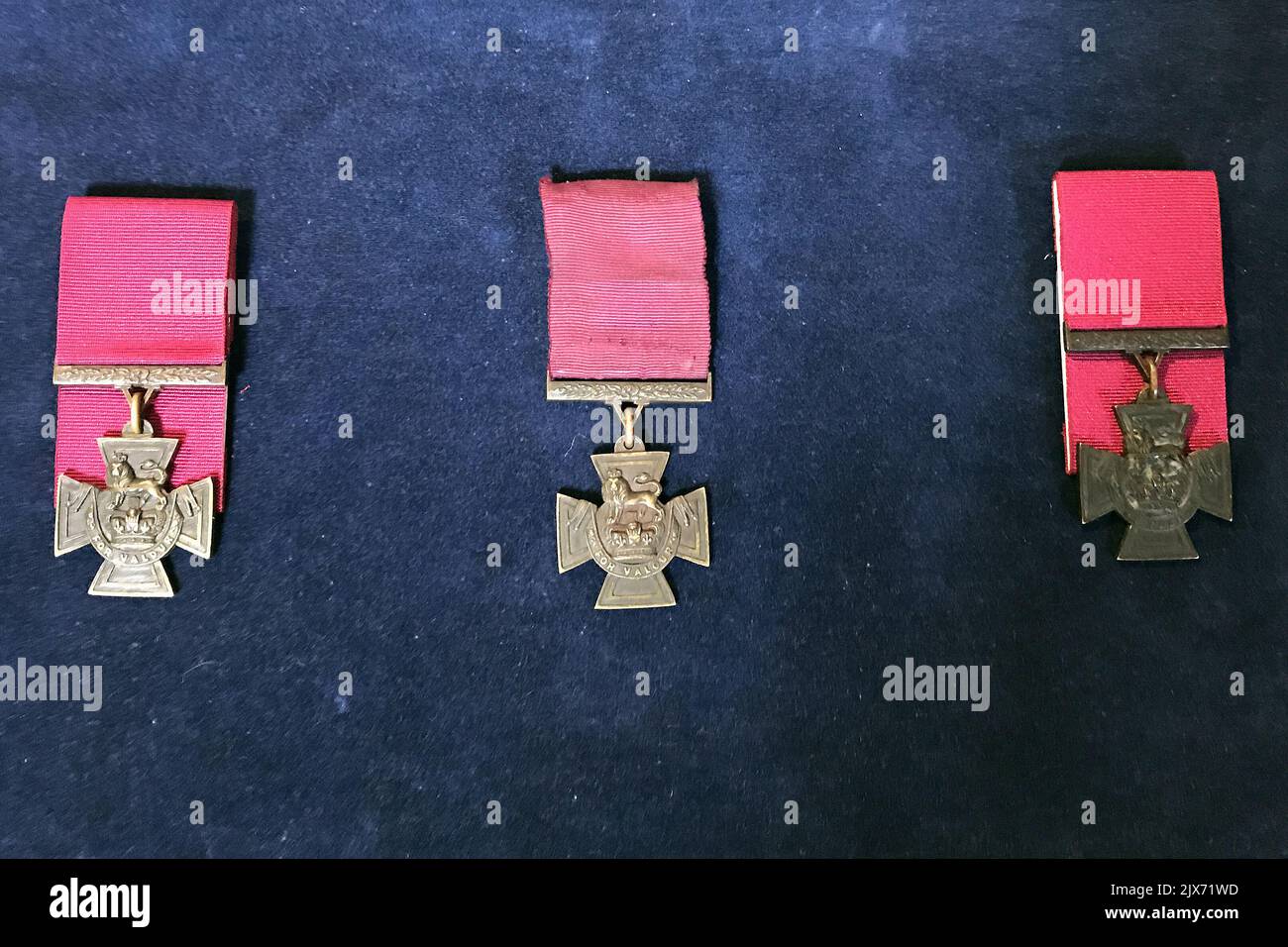 Victoria Crosses awarded to Captain Robert Grieve, Sergeant Lewis McGee ...