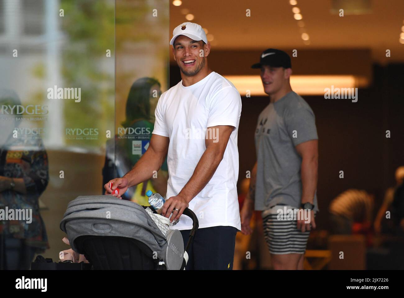 Queensland Maroons player Will Chambers leaves the team's hotel in ...