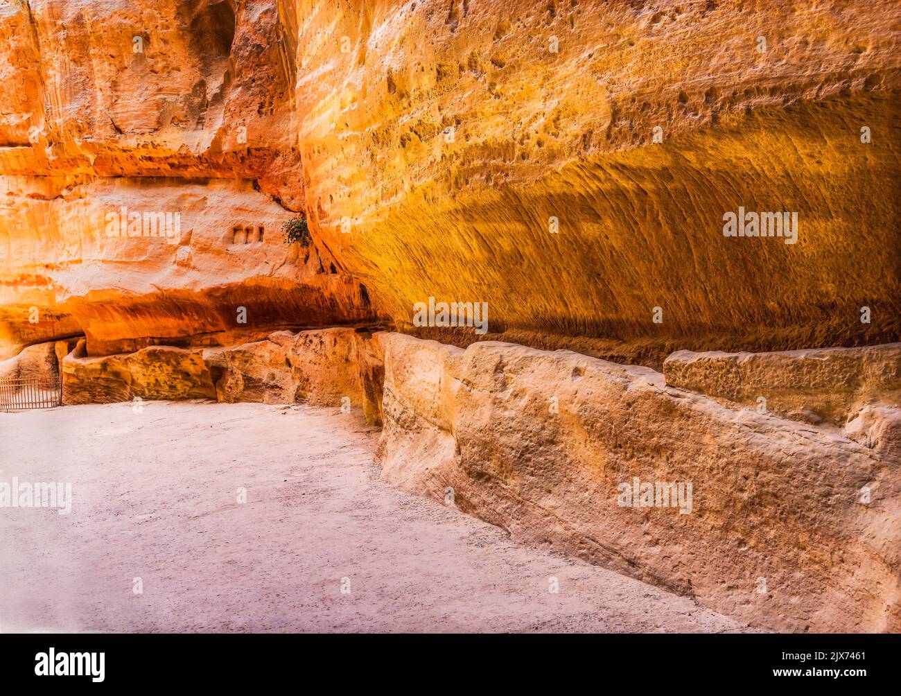 Outer Siq Water Works Petra Jordan Built by Nabataens in 100 BC. System ...