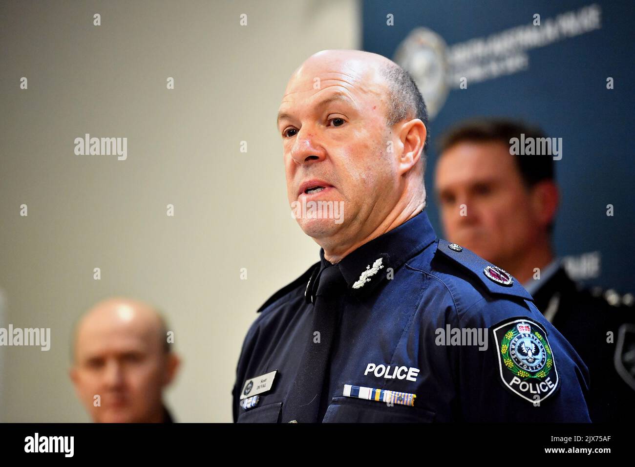 Scott Duval from the SA police gives details of Operation Vitreus, a ...