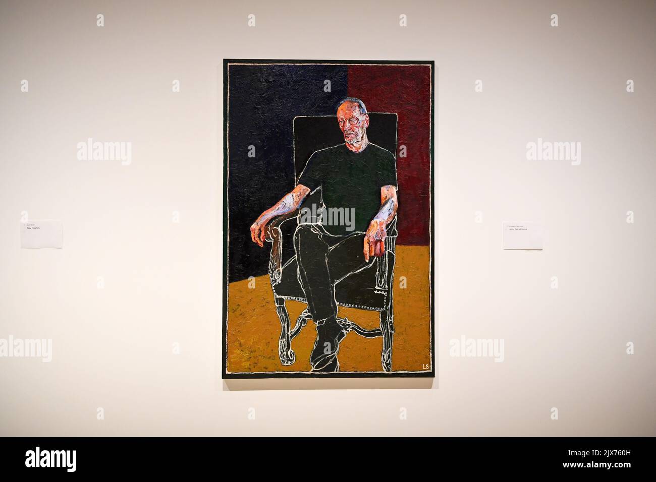 Painting of actor John Bell by Loribelle Spirovski a finalist for the ...