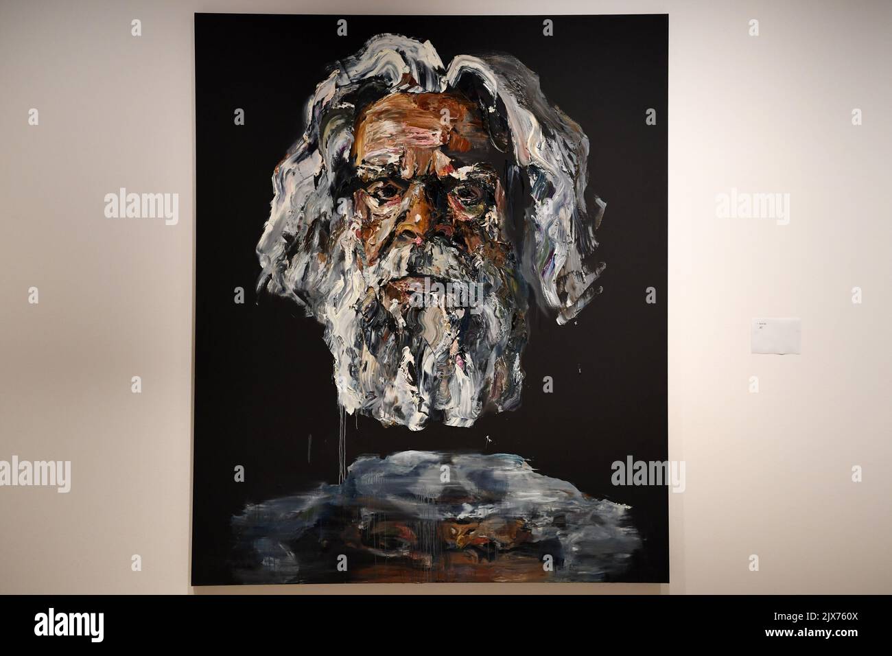 Painting of actor Jack Charles by Anh Doto a finalist for the 2017 ...