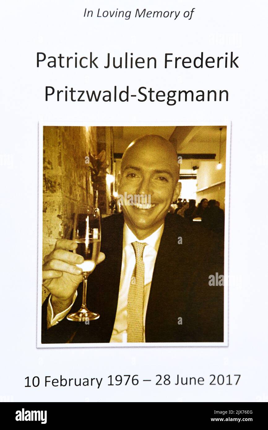 A service booklet from the memorial service to celebrate the life of ...