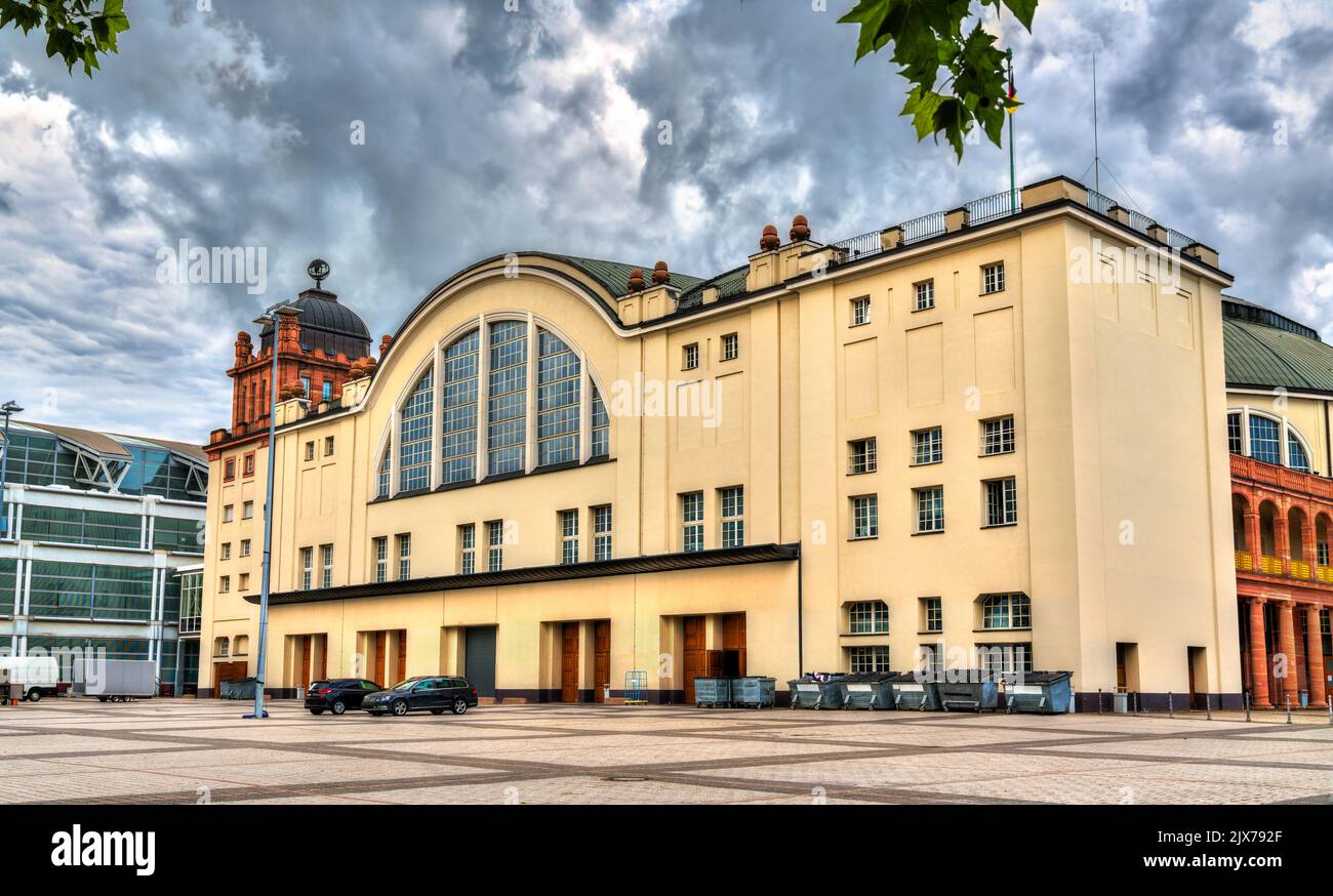 Festhalle, an exhibition hall in Frankfurt am Main, Germany Stock Photo ...