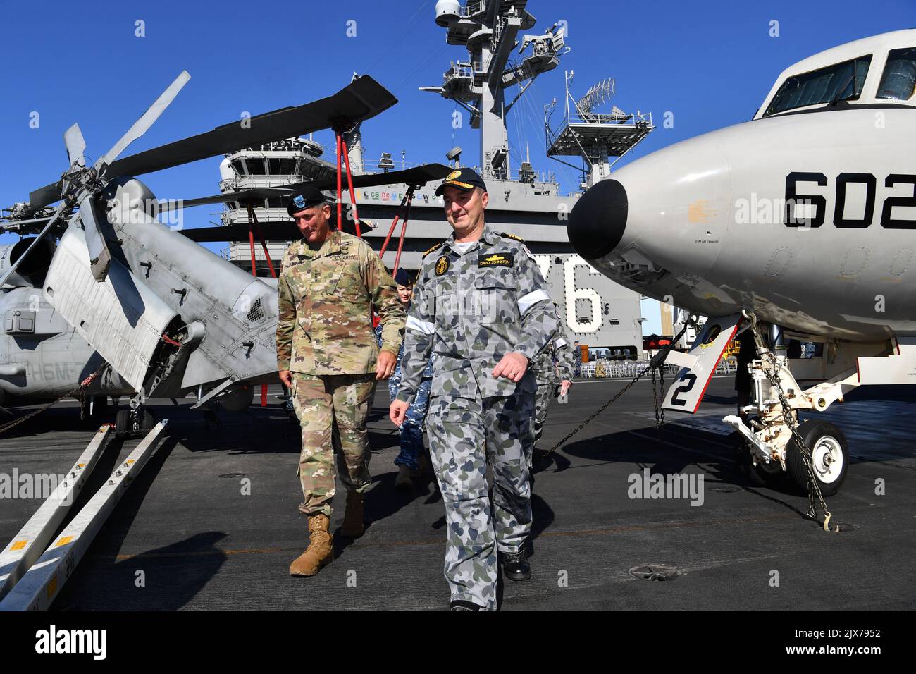 General Robert Brown (left) Commanding General U.S. Army in the Pacific ...