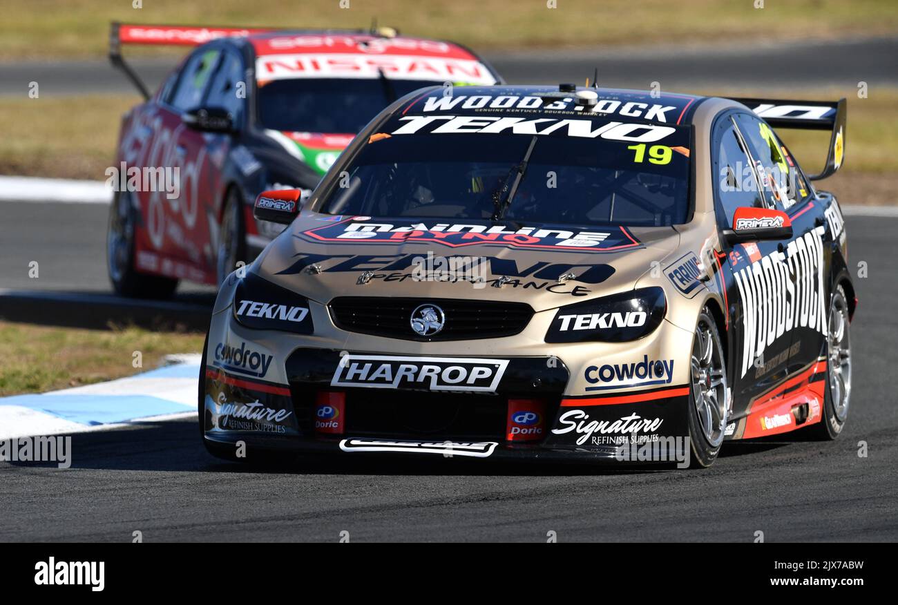 Will Davison in the TEKNO Woodstock Racing Holden Commodore in action ...