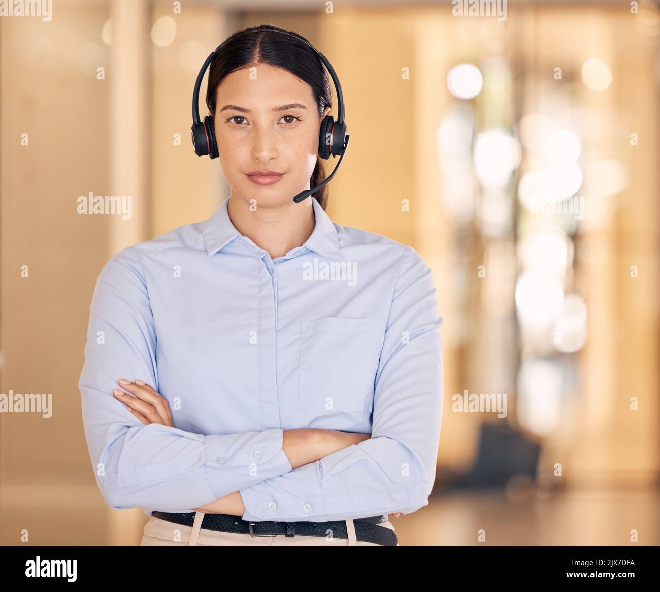 Young disappointed woman crossed arms hi-res stock photography and ...