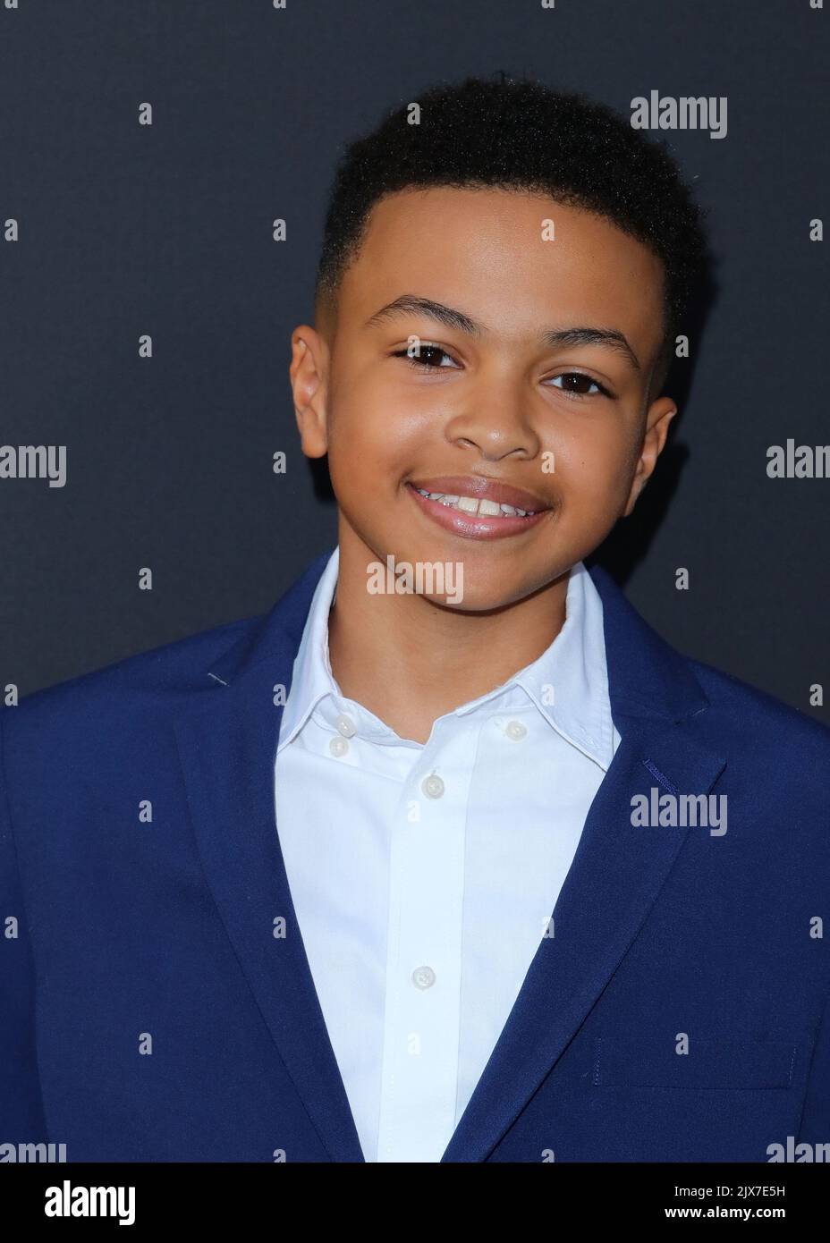 Shaun Dixon arrives at The Los Angeles Premiere of END OF THE ROAD held ...