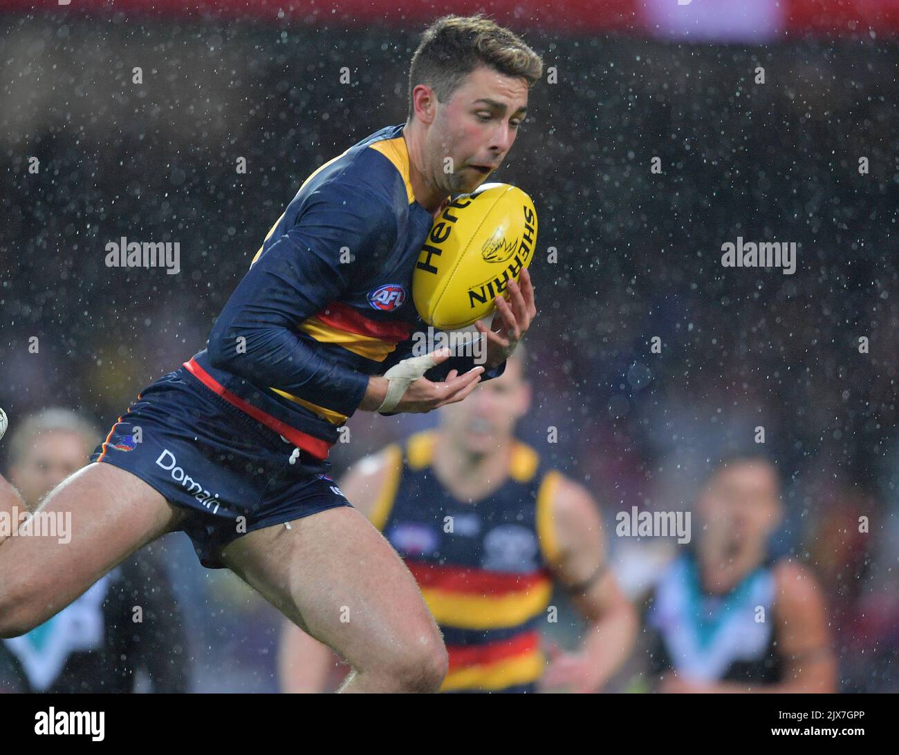 Rory Atkins of the Crows during the Round 20 AFL match between the ...
