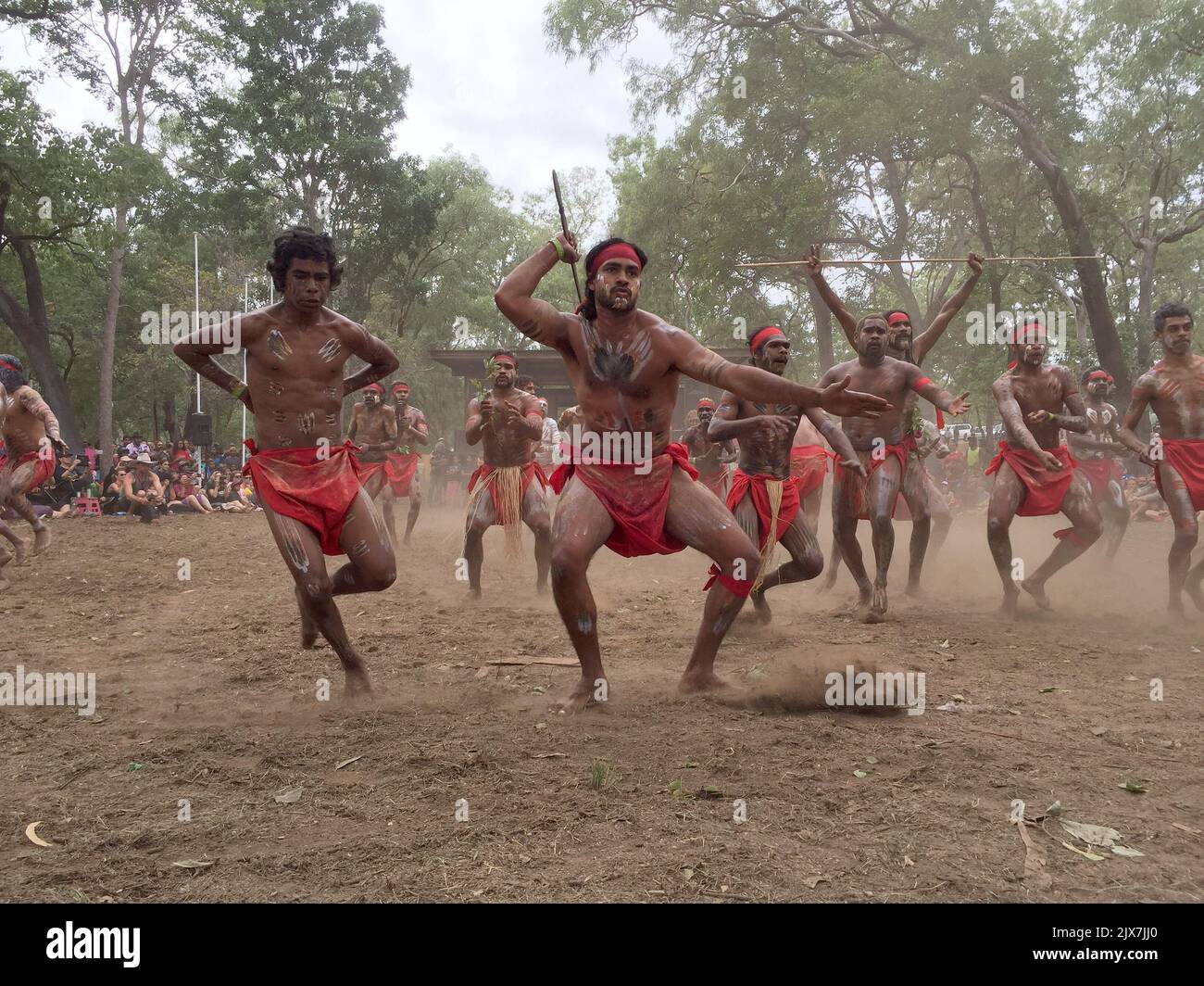 Aboriginal dancers from Kuranda at the Laura Dance Festival, July 2 ...