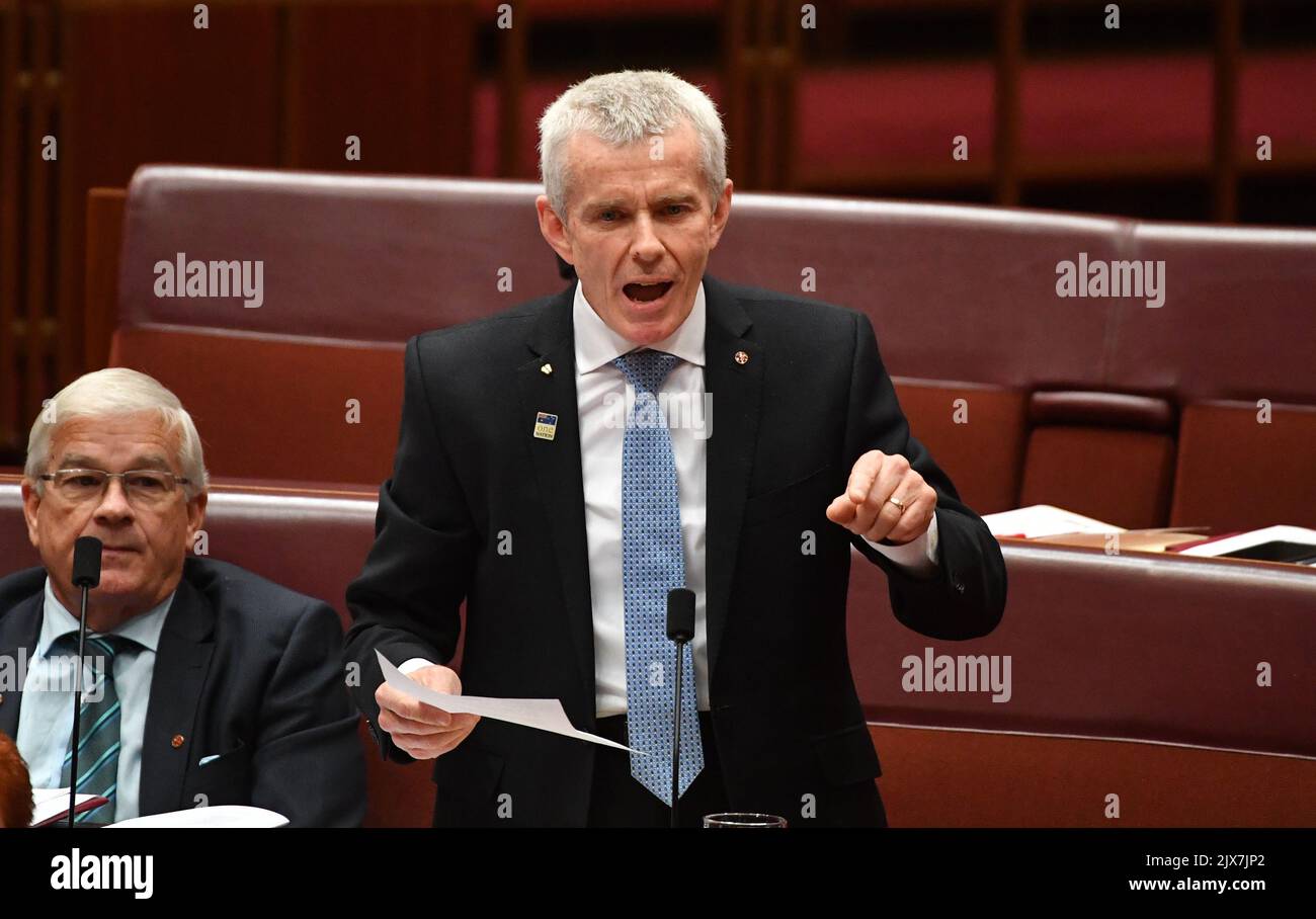 One Nation Senator Malcolm Roberts speaks on his referral to the High ...