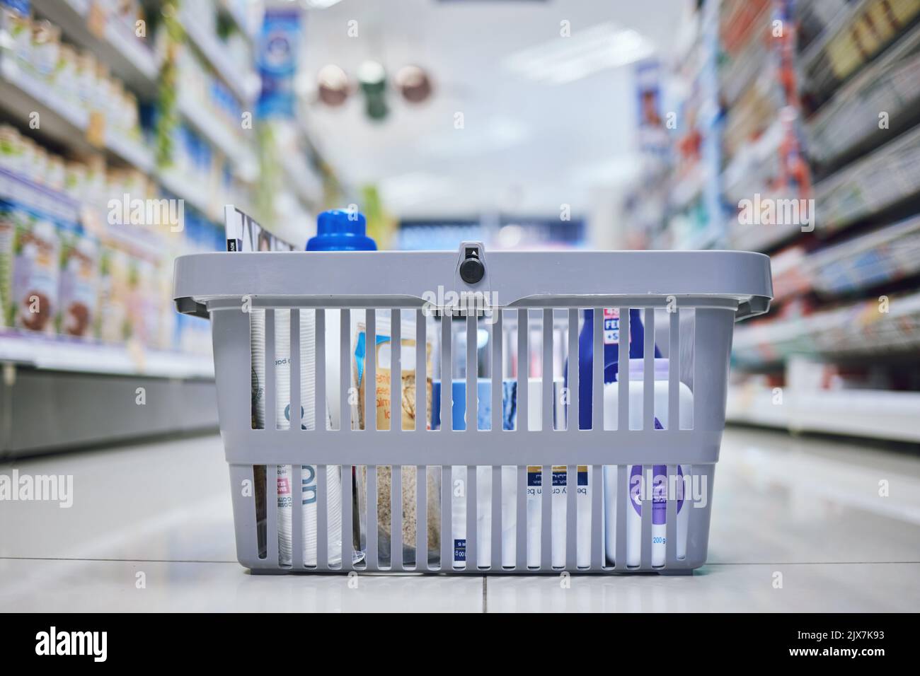Inflation basket of goods hi-res stock photography and images - Alamy