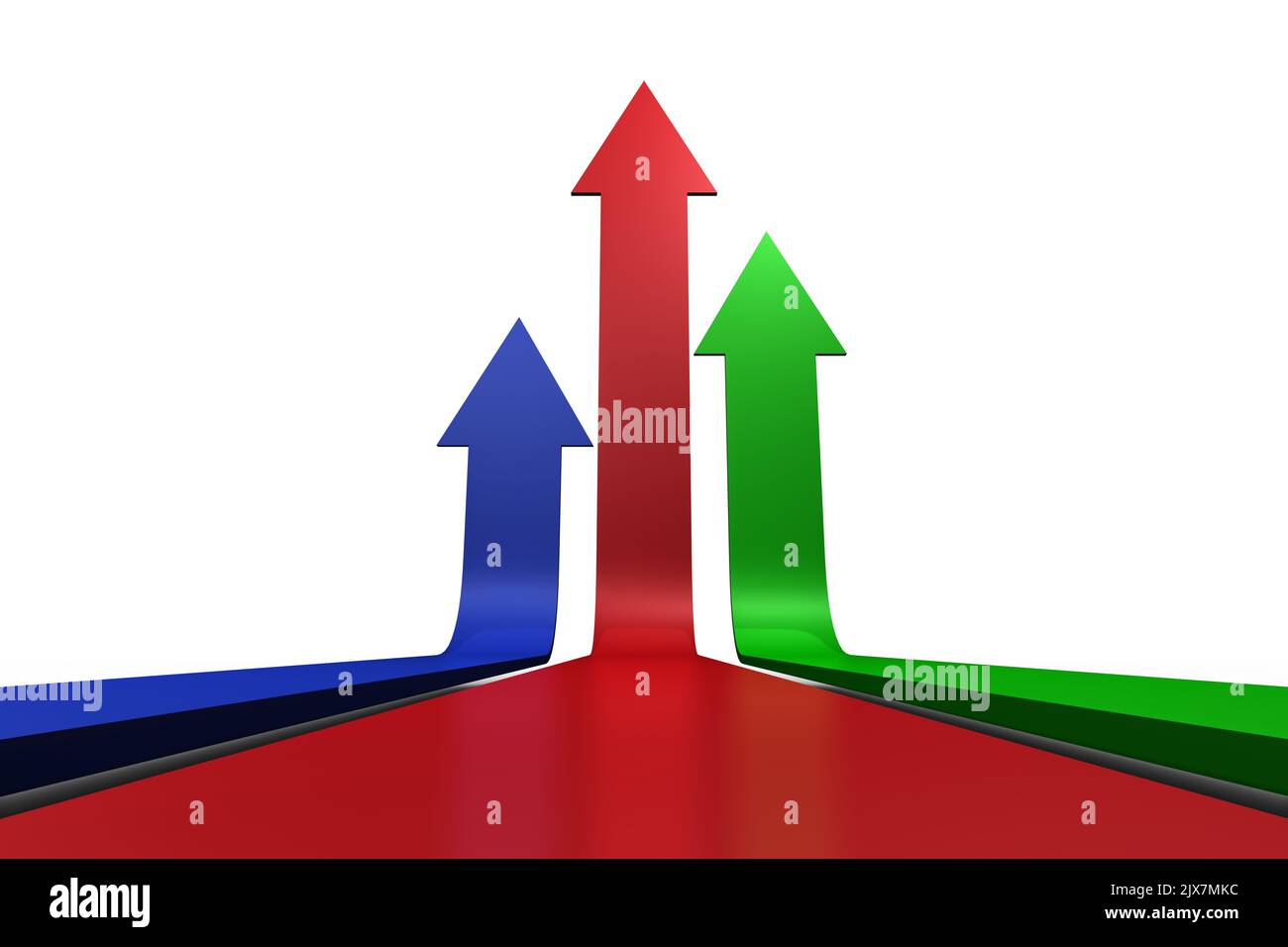 Green arrows pointing upwards hi-res stock photography and images - Alamy