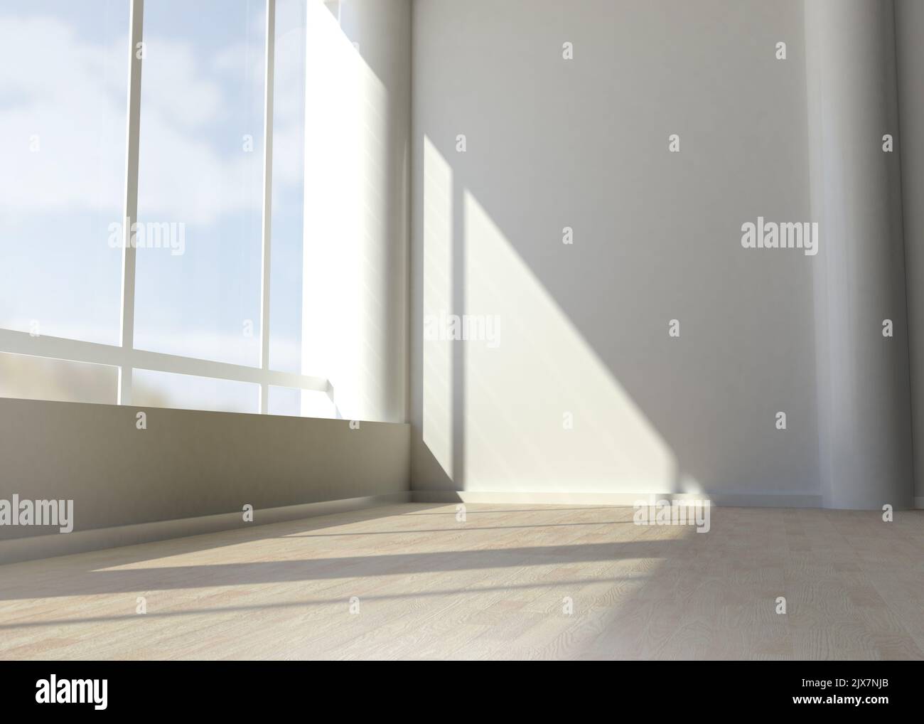 Sunlight coming through window inside house Stock Photo - Alamy