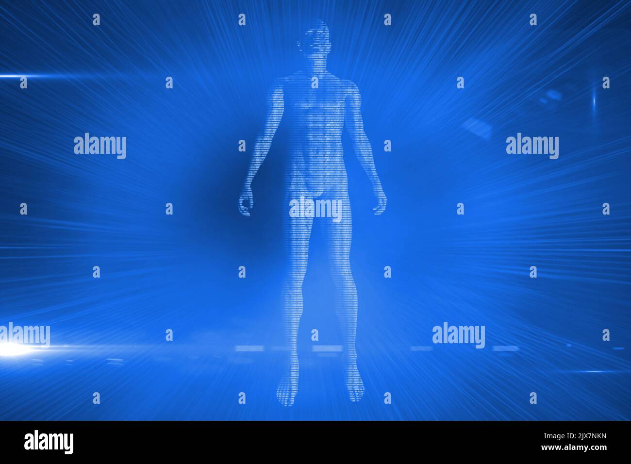 Futuristic shiny 3d body hi-res stock photography and images - Alamy