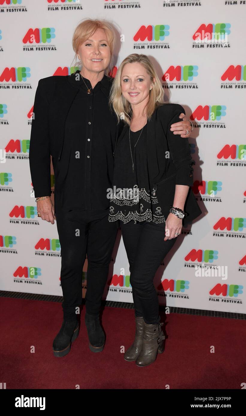 Australian actor and producer Deborra-lee Furness (left) with ...