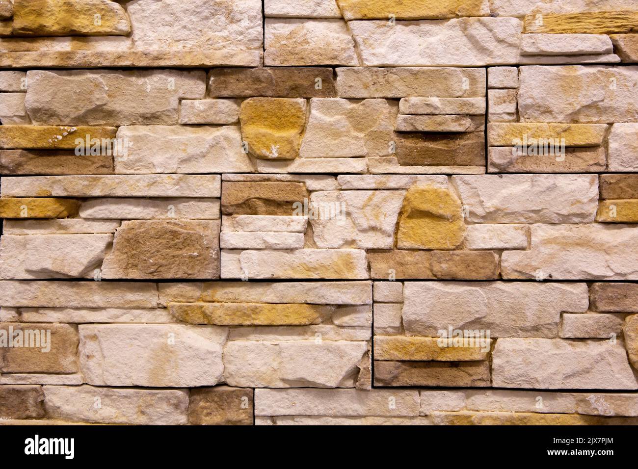 Modern stone wall, Close-up Stock Photo - Alamy