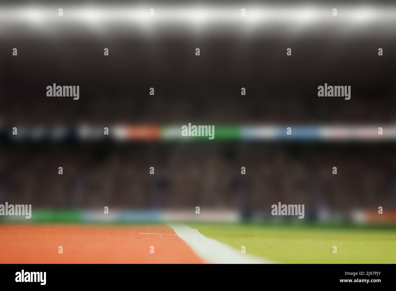 Close up of sport field in a stadium Stock Photo - Alamy