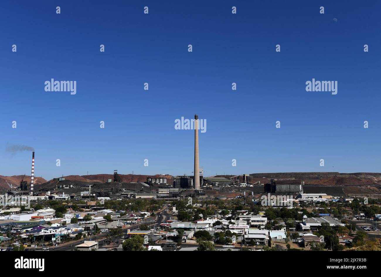 A view of the Mount Isa Mines (MIM), located on the edge of the outback ...