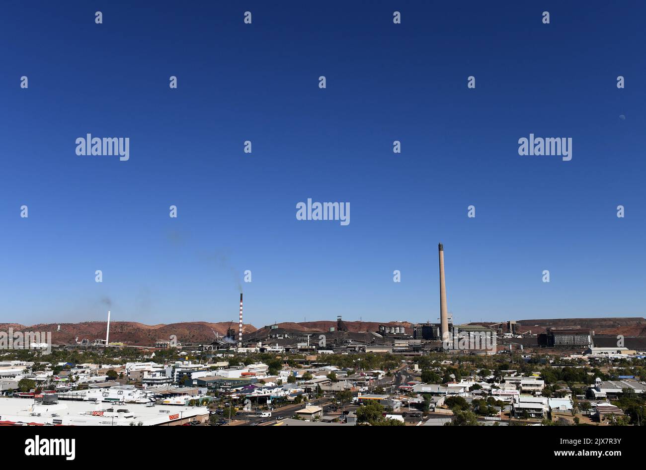 A view of the Mount Isa Mines (MIM), located on the edge of the outback ...