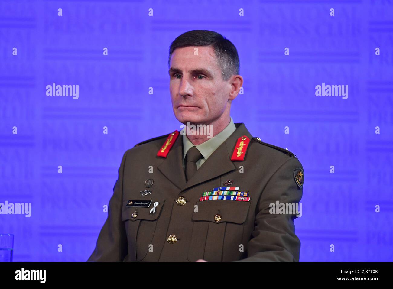 Chief of Army Lieutenant General Angus Campbell at the National Press ...