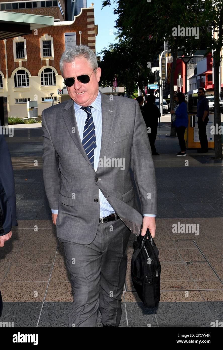 Craig Gore leaves the Brisbane Magistrates Court in Brisbane, Friday ...