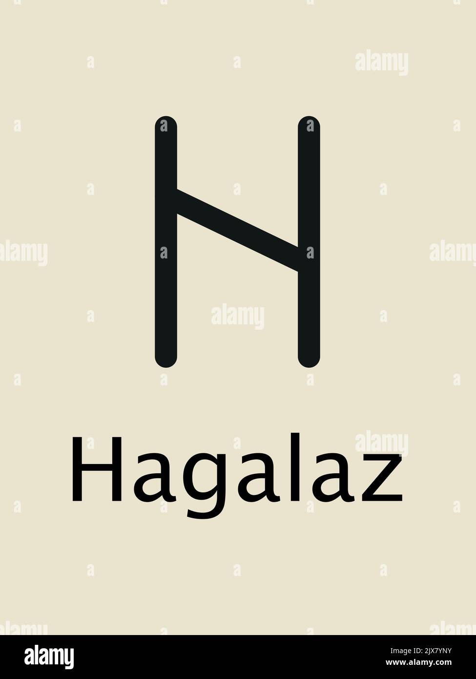 Hagalaz Runes. Complete collection of Rune alphabet, futhark. Writing ...